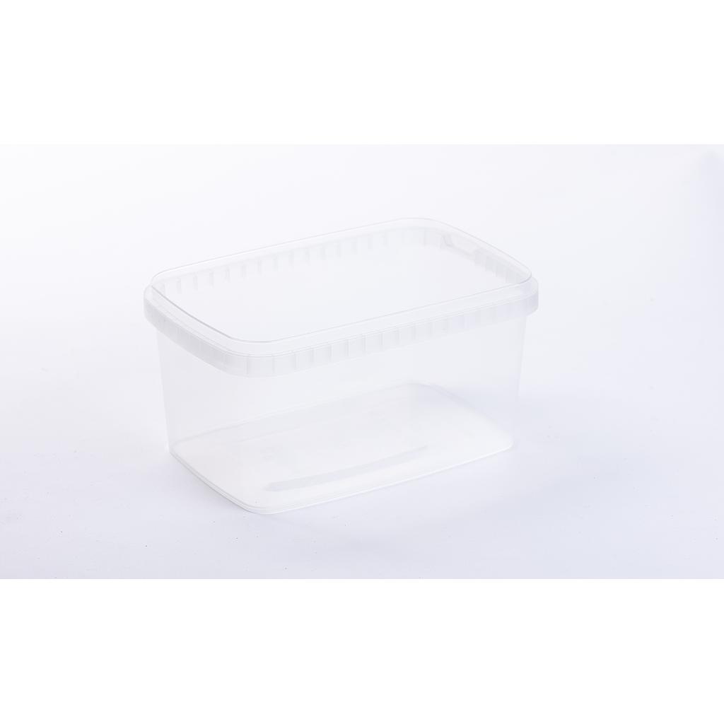 1600 ml rectangular Tamper Evident container | IEL Lachance
